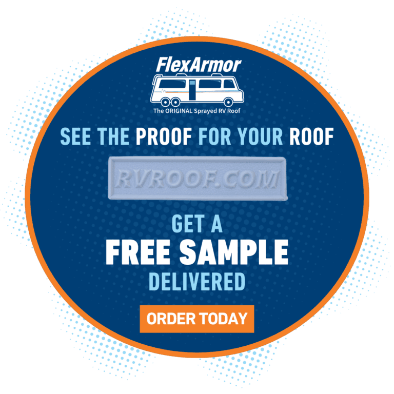 RV Roof - FlexArmor Lifetime Guaranteed RV Roof Repair Solution