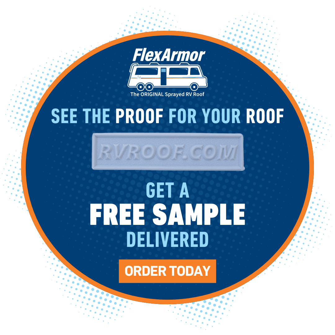 RV Roof - FlexArmor Lifetime Guaranteed RV Roof Repair Solution